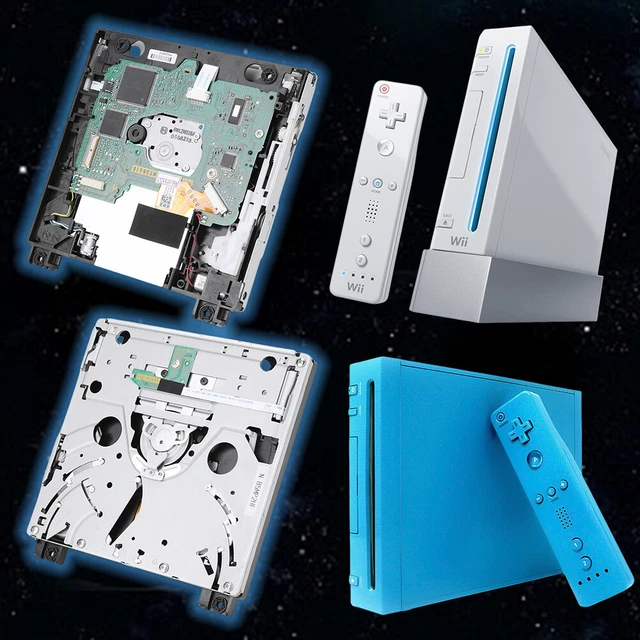 FÜR NINTENDO WII D2E Cracking Optical Drive Optical Board Dual IC ...