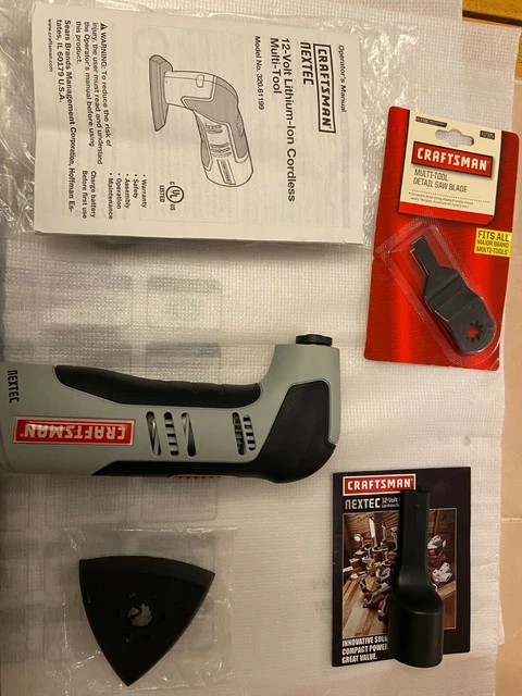 CRAFTSMAN NEXTEC MULTI-TOOL 61199 Li-Ion 12V Oscillating Bare Tool ...