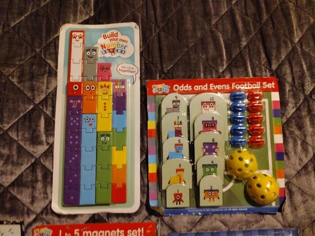 CBEEBIES NUMBER BLOCKS Collection with Alphablocks and Magnets Bundle £ ...