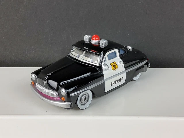DISNEY PIXAR CARS Diecast 1:55 Mattel Lenticular Eyes Sheriff Police ...