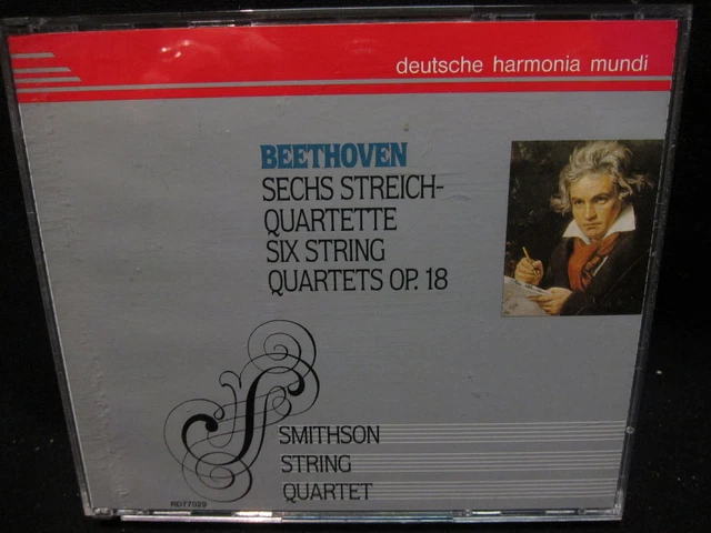 BEETHOVEN/SMITHSON STRING QUARTET - 6 String Quartets Op. 18 - EX ...
