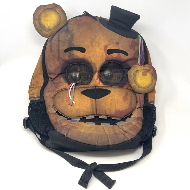 FIVE NIGHTS AT Freddy's FNAF 3D Freddy Fazbear Face Backpack by ...