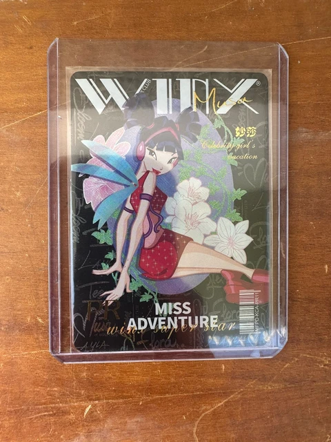 CARTE WINX CLUB Miss Adventure Black Pr Card TCG Card Limited Musa 027/199 EUR 39,90 - PicClick IT