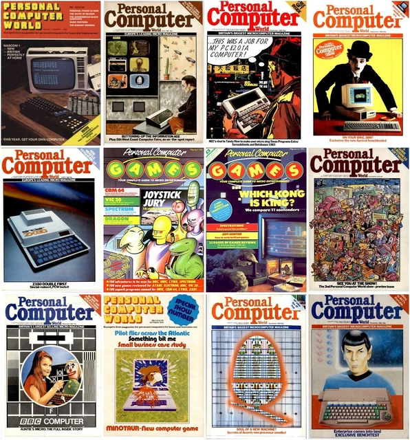 130+ PERSONAL COMPUTER World and Games Magazine's (DVD) PCW Byte ...