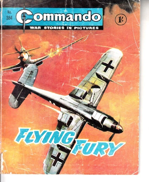 COMMANDO COMIC FLYING FURY Issue No 384 EUR 12,25 - PicClick IT