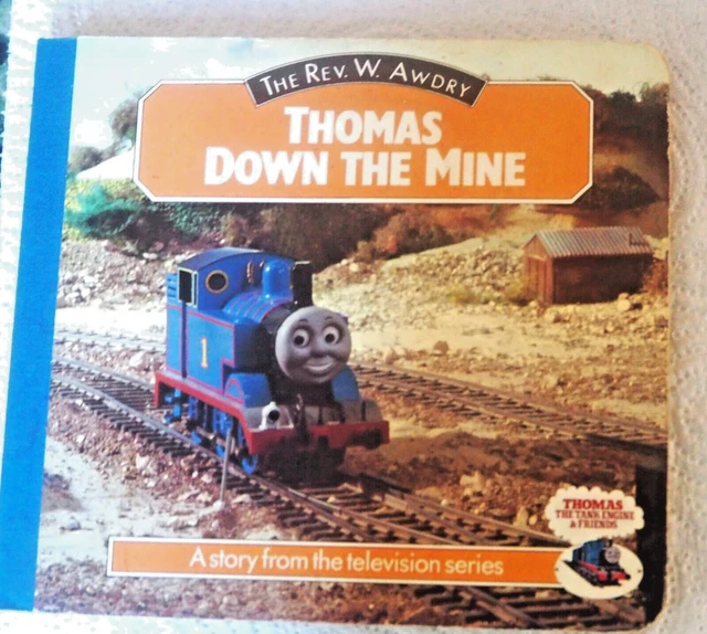 THOMAS THE TANK BOARD BOOK - THOMAS DOWN THE MINE - Octopus 1985 £1.25 ...