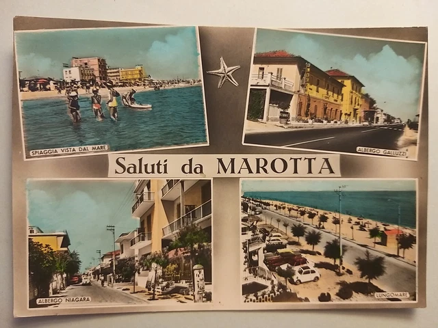 SALUTI DA MAROTTA (Pesaro-Urbino). Vedutine. EUR 3,50 - PicClick IT