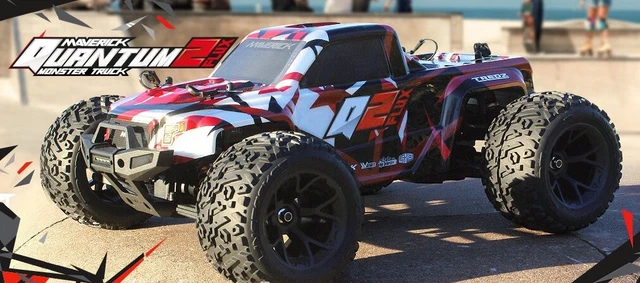 HPI MAVERICK QUANTUM2 Q2 MT FLUX Red 3S 80A BRUSHLESS 1:10 Truck RTR ...