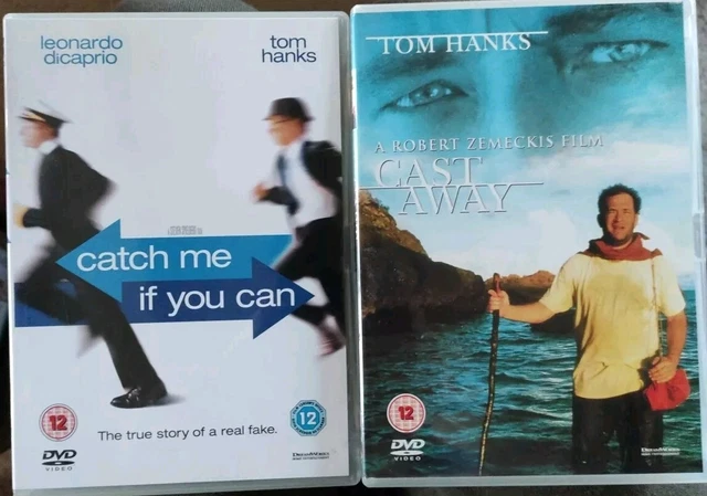 CAST AWAY & Catch Me If You Can DVD Bundle Tom Hanks GC 🌀🌀 £3.41 ...