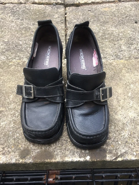 KICKERS SIZE 6 Black Wedge Shoes £11.11 - PicClick UK