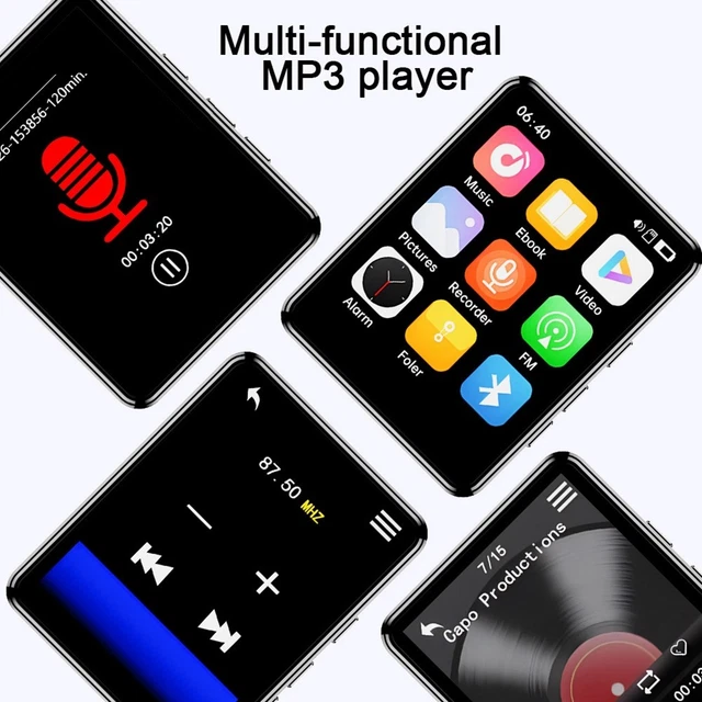 2.4 INCH MP3 Player Support Bluetooth Full Screen HiFi Music Player5140 ...