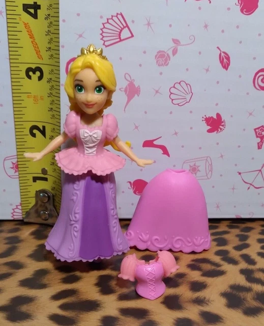 DISNEY PRINCESS MINI 3” Doll with extra Outfit / Rapunzel EUC £8.25 ...