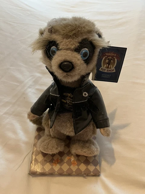 COMPARE THE MEERKAT toy. vassily. biker. plush toy. boxed £7.00 ...