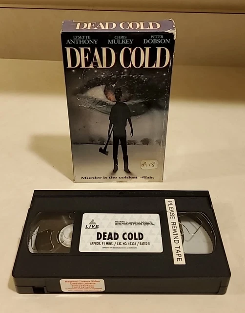 RARE DEAD COLD (VHS, 1996) Horror VHS Movie Vintage Retro Media Former Rental!! EUR 5,53 ...