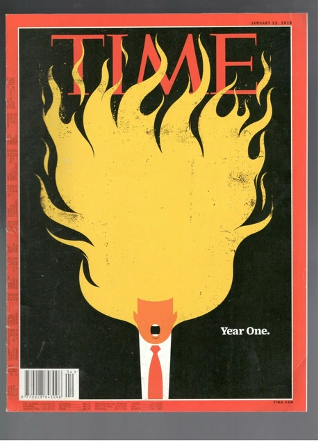 TIME MAGAZINE JANVIER 22, 2018 DONALD TRUMP ANNÉE UN EUR 44,63 ...