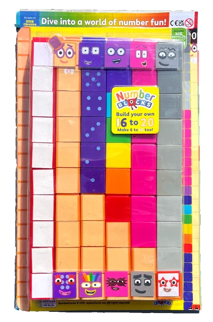CBEEBIES NUMBER BLOCKS MAGAZINE #41 ~ NEW WITH NUMBERS 16 to 20 £9.95 ...