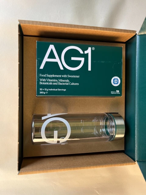 AG1 DAILY NUTRITION Drink Month Supply 30 Sachets plus Bottle by ...