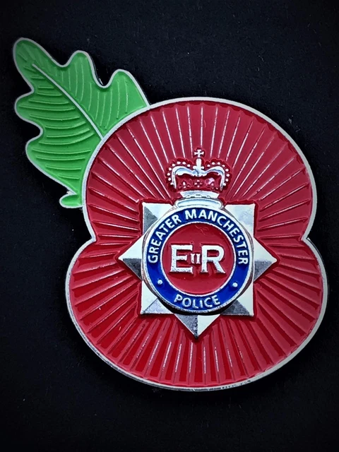 MANCHESTER POLICE REMEMBRANCE Poppy Pin (GMP POL) £10.00 - PicClick UK