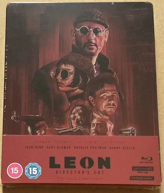 LÉON (LIMITED EDITION 4K Ultra HD Blu Ray Steelbook) Leon Luc Besson ...