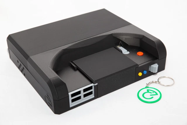 3D PRINTED CASE for MiSTer Multisystem FPGA Retro Console (Black/Silver ...