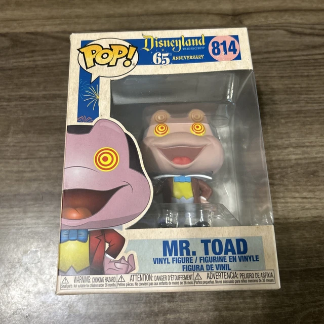 FUNKO POP! DISNEYLAND 65th Anniversary Mr. Toad 814 Vinyl Figure New In ...