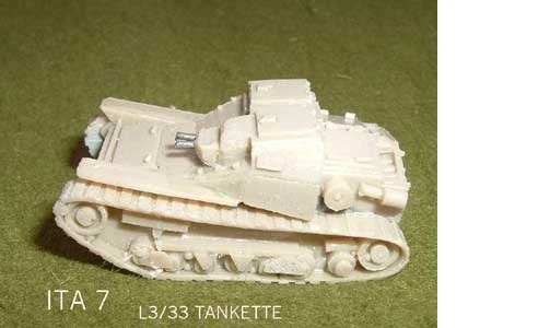 WWII ITALIAN L3/33 Tankette Resin Model Kit - I7 £5.39 - PicClick UK