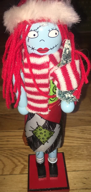 THE NIGHTMARE BEFORE Christmas "Sally" Wooden Nutcracker 12" Tall w ...