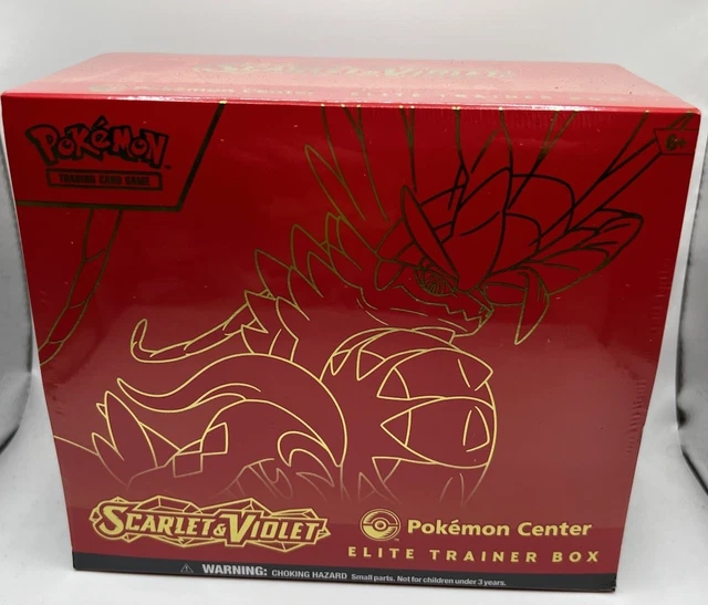 POKEMON SCARLET VIOLET Base Set Pokemon Center Elite Trainer Box ...