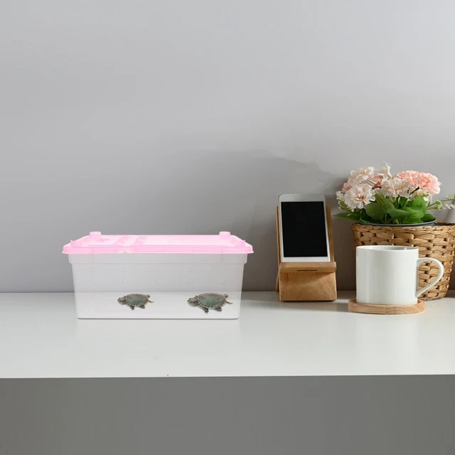 2 PCS PROFESSIONAL Reptile Box Snail Terrarium Kit Mealworm Breeding ...