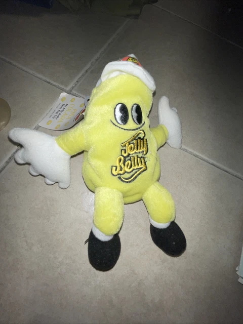 Mr Jelly Belly 7 Plush Stuffed Bean Bag Lemon Yellow Keyclip Doll Toy With Tag £278 Picclick Uk