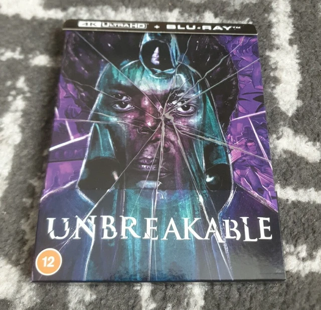 UNBREAKABLE 4K UHD + Blu-Ray UK Exclusive Zavvi Sold-Out SteelBook ...