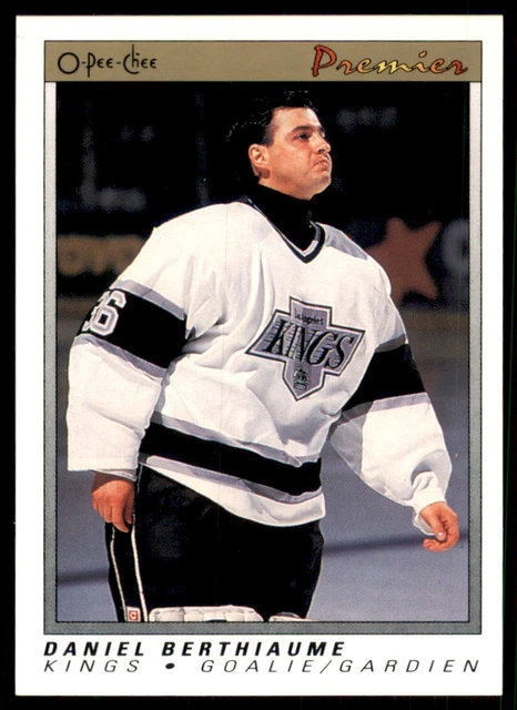 1990-91 O-PEE-CHEE PREMIER Daniel Berthiaume Los Angeles Kings #5 EUR 1 ...