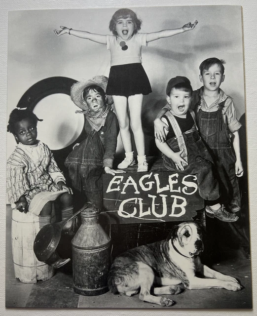 VINTAGE CLASSIC TV Our Gang Eagles Club Darla Alfalfa Pete-the-Dog ...