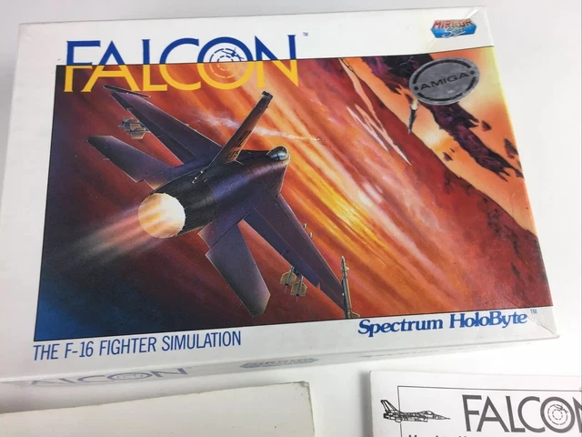 GIOCO AMIGA - Falcon-F-16 Fighter Simulator - Spectrum HoloByte. Leggi ...