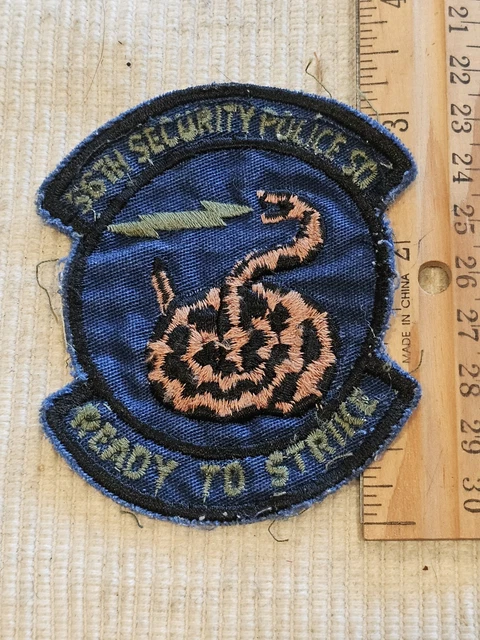 1960S 70S USAF Air Force 56th Security Police Squadron Patch L@@K ...
