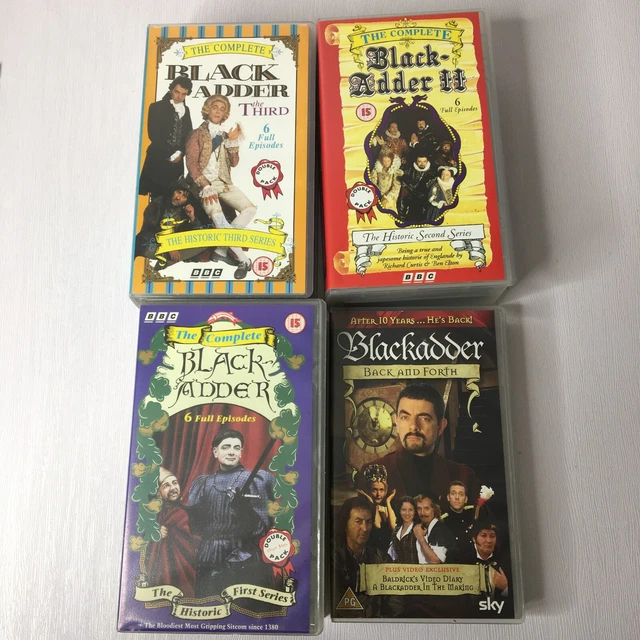 BLACKADDER VHS. SEASON 1,2,3 & Back and Forth. Tested and Working £11. ...