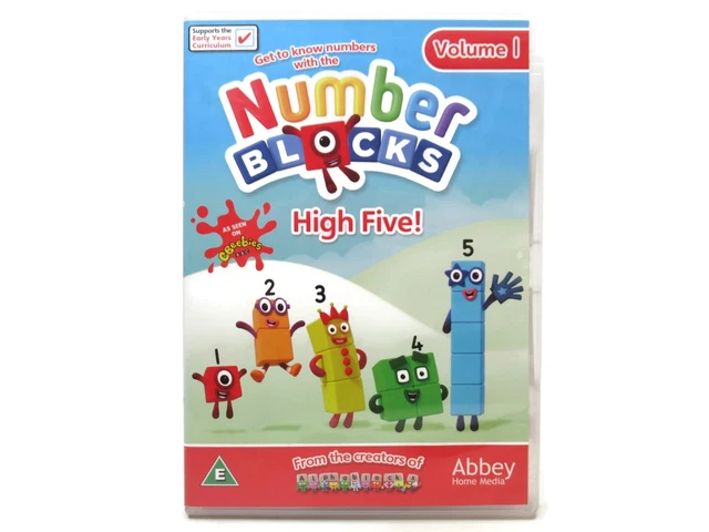NUMBER BLOCKS DVD Volume 1 High Five! Cbeebies Maths Counting ...