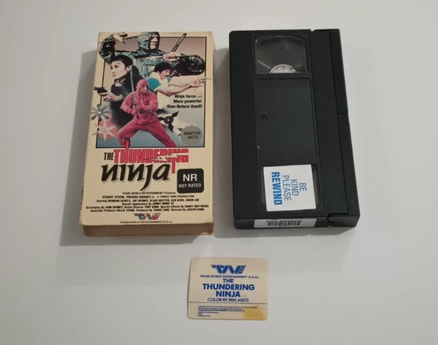 THE THUNDERING NINJA AKA Ninja Invasion [VHS 1987] FORMER RENTAL £18.08 ...