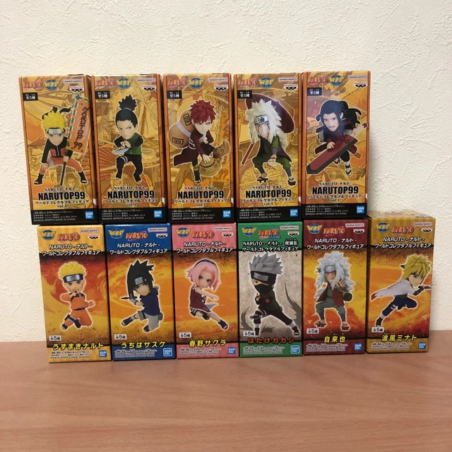 NARUTO NARUTOP99 WORLD collectible figure set a lot BANPREST brand-new ...