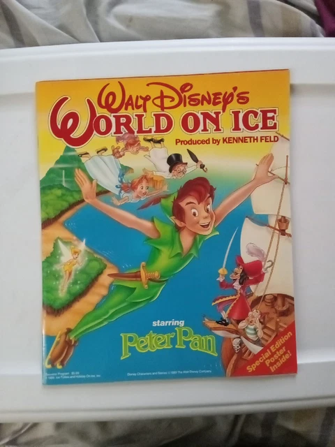 PETER PAN = WALT DISNEY'S World On Ice (the ICE FOLLIES) Program Book ...