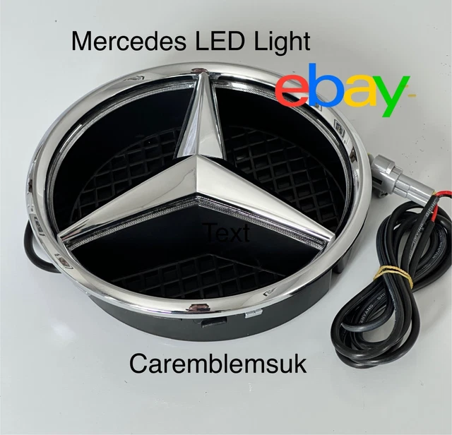 MERCEDES-BENZ W205 W176 LED Chrome Grille Star Emblem Badge P/N ...