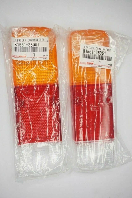 TOYOTA LAND CRUISER 73-84 Tail Light Lenses 81551-35061 81561-35061 OEM ...