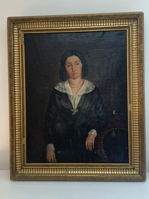 TABLEAU PORTRAIT ANCIEN Femme Huile Sur Toile EUR 30,00 - PicClick FR TABLEAU PORTRAIT ANCIEN Femme Huile Sur Toile EUR 30,00 - PicClick FR