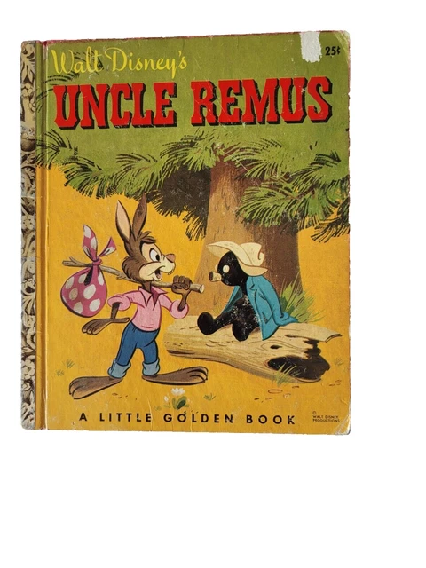 VINTAGE 1947 WALT Disney's Uncle Remus A little Golden Book £0.57 ...