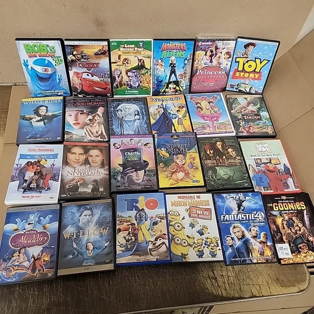 LOT OF 105 DVD Cartoon Family Children Classic Animated Kid Disney ...