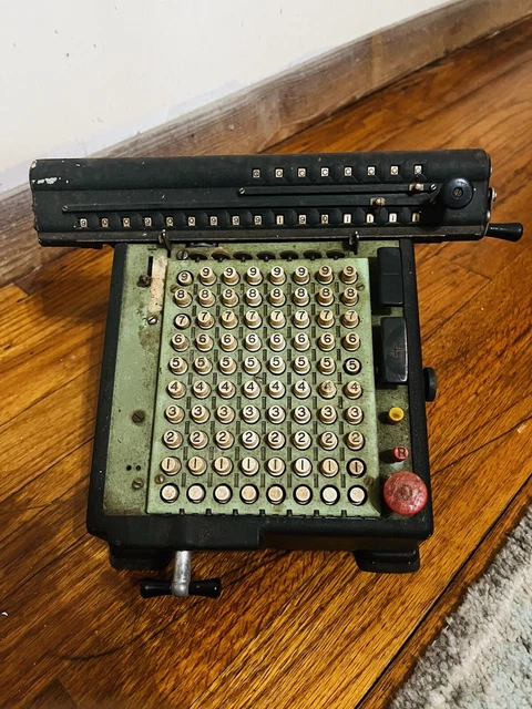 ANTIQUE MONROE ADDING Machine Calculator Released During The 1920s To ...