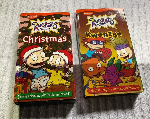 2 RUGRATS VHS Tapes Kwanzaa (VHS 2001) , Christmas (VHS, 2002 ...