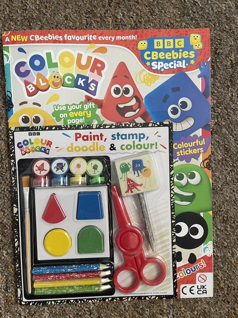 NEW CBEEBIES SPECIAL Colour Blocks Magazine - Numberblocks Alphablocks ...