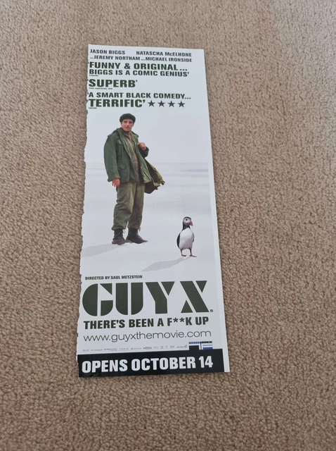 TNEWL20 ADVERT 11X4 Guy X - Jason Biggs, Natascha Mcelhone : In Cinemas ...