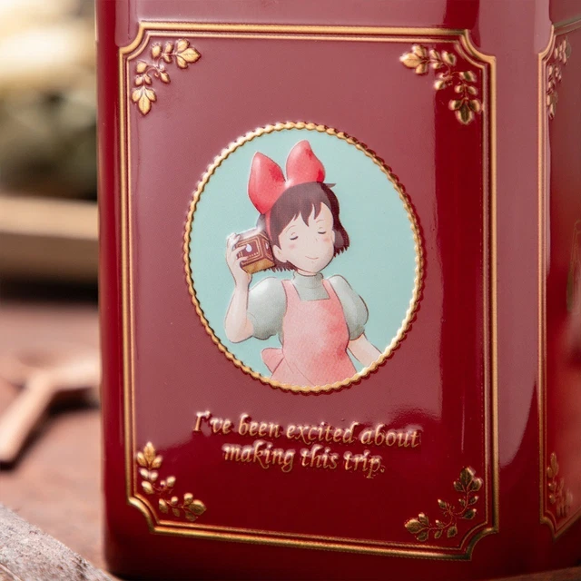 KIKI’S DELIVERY SERVICE Original Blend Tea Red Tin Studio Ghibli GIFTb ...